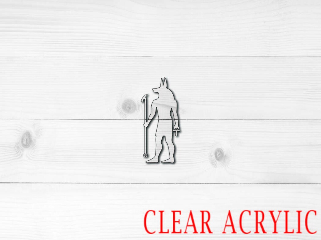 Anubis Acrylic Shape, Clear Acrylic Craft Blank, Colored Acrylic Blank ...