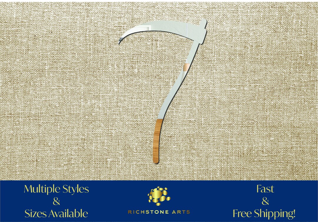 Decoration Scythe Shaped Acrylic Mirror | Many Shapes Available - Etsy