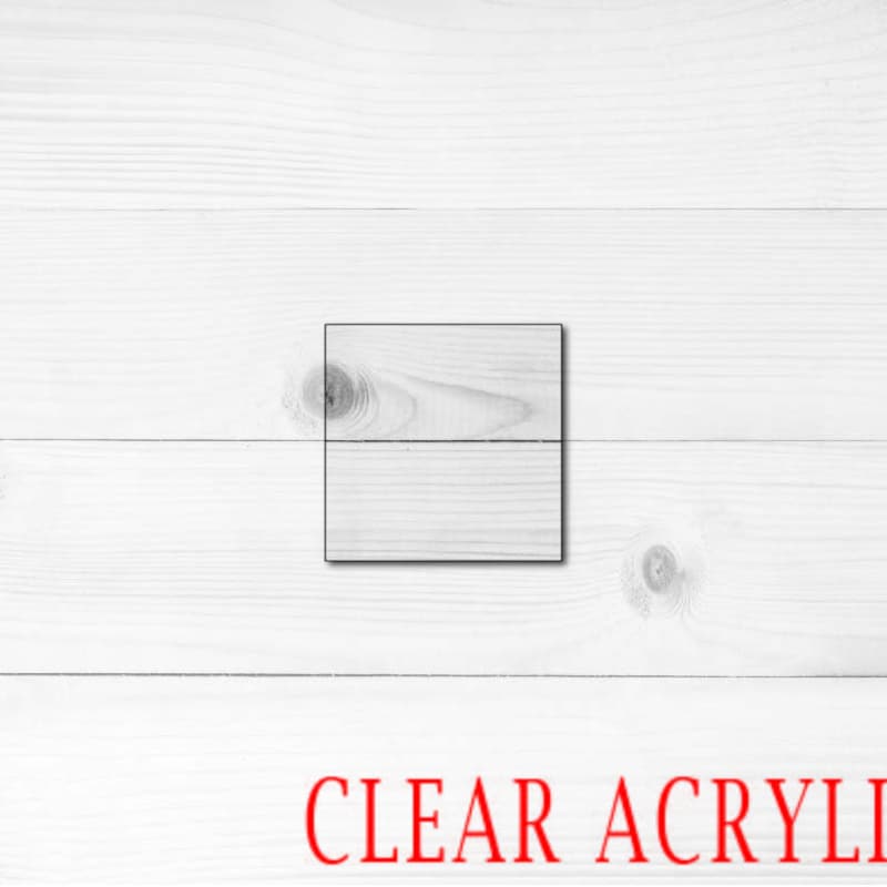 Inch Square Acrylic Blank - Etsy