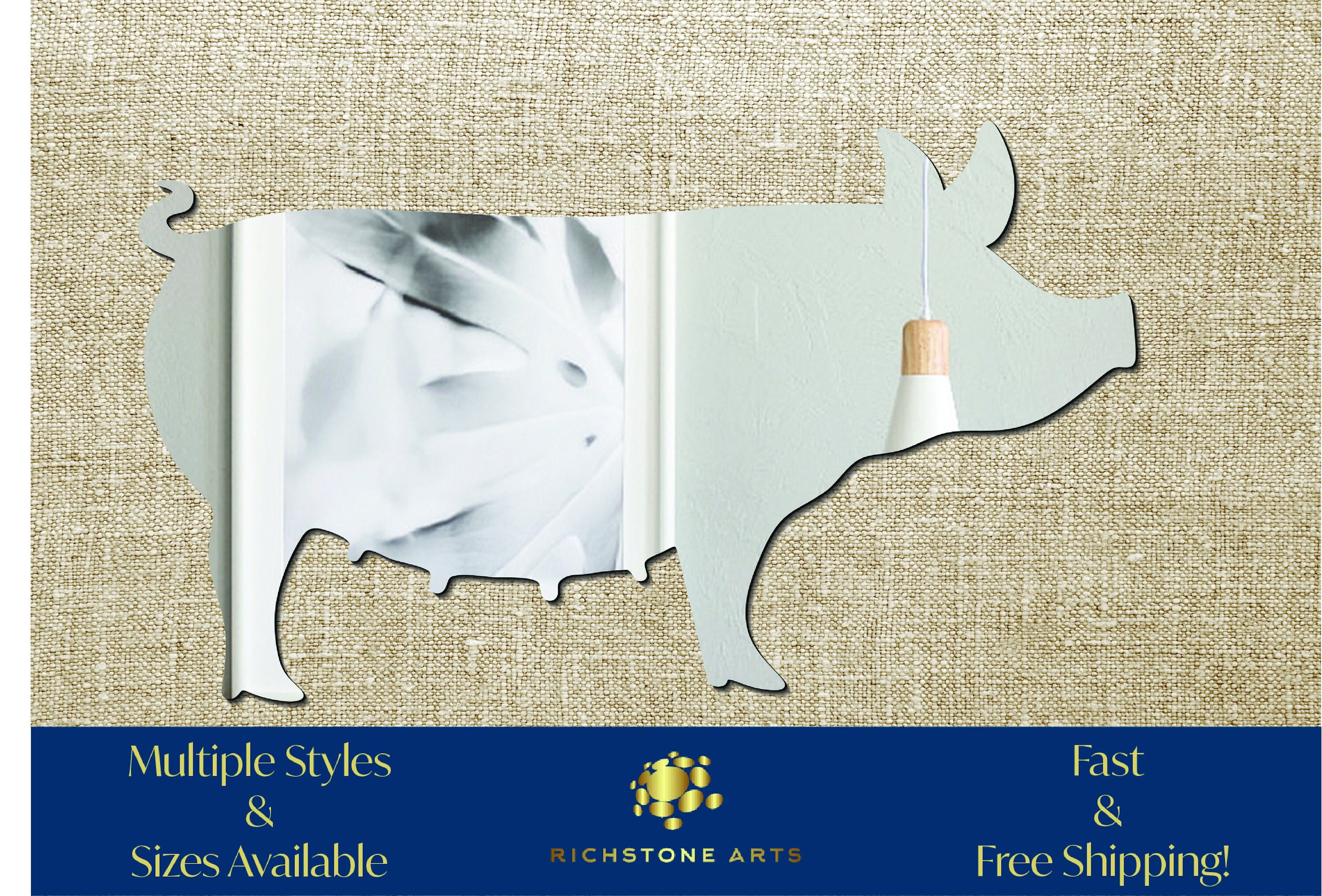 Decoration Sow Shaped Acrylic Mirror | Many Shapes Available - Etsy