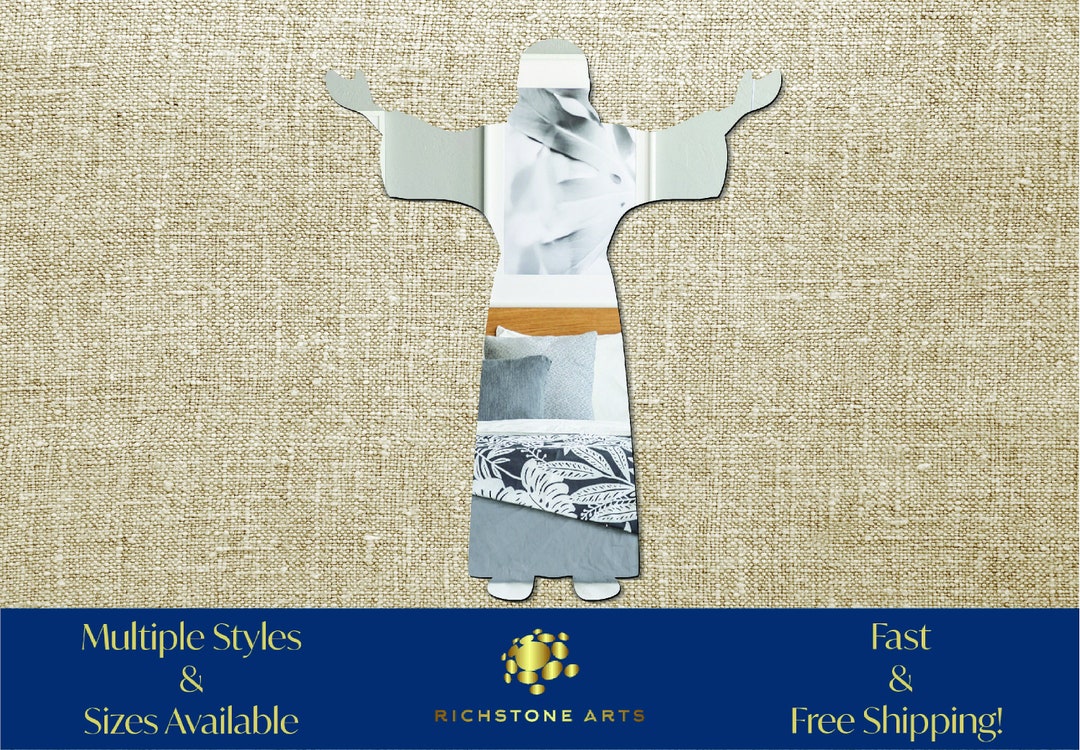 Decorative Jesus Shaped Acrylic Mirror | Many Shapes Available - Etsy