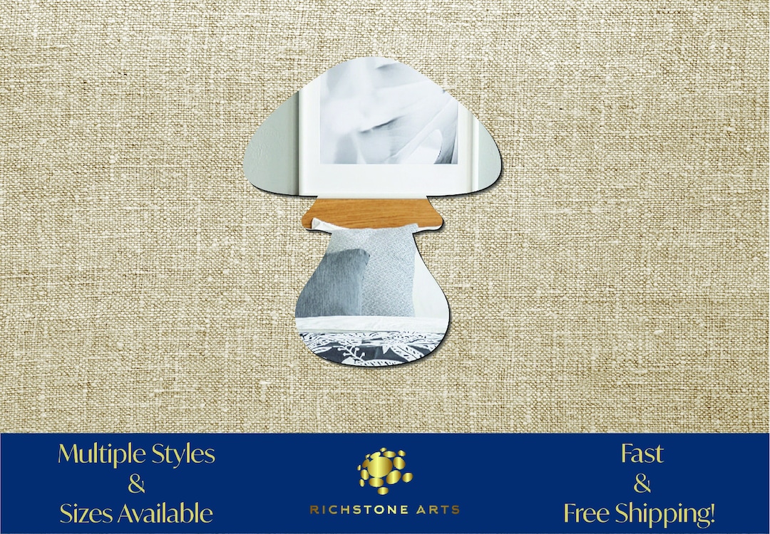 Decorative Toadstool Shaped Acrylic Mirror | Many Shapes Available - Etsy