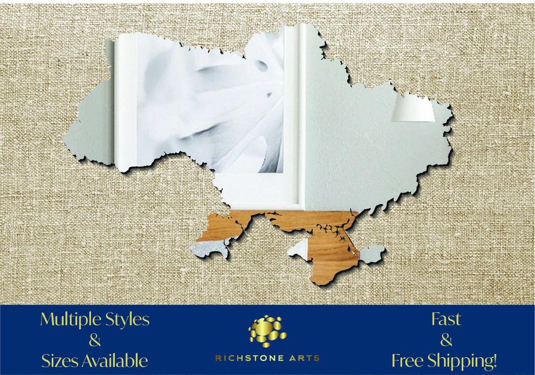 Decorative Ukraine Shaped Acrylic Mirror | Many Shapes Available - Etsy