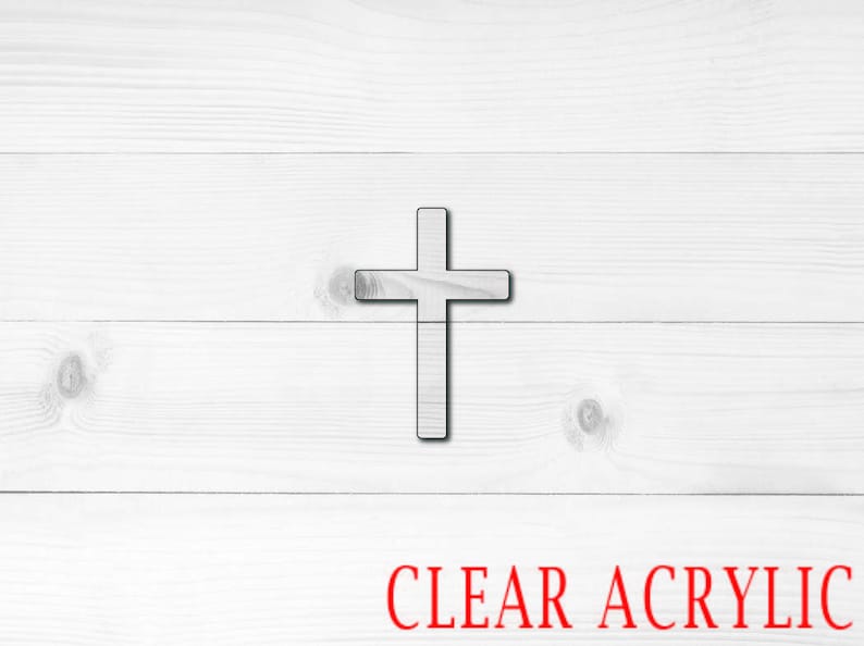 Cross Acrylic Shape, Clear Acrylic Craft Blank, Colored Acrylic Blank ...