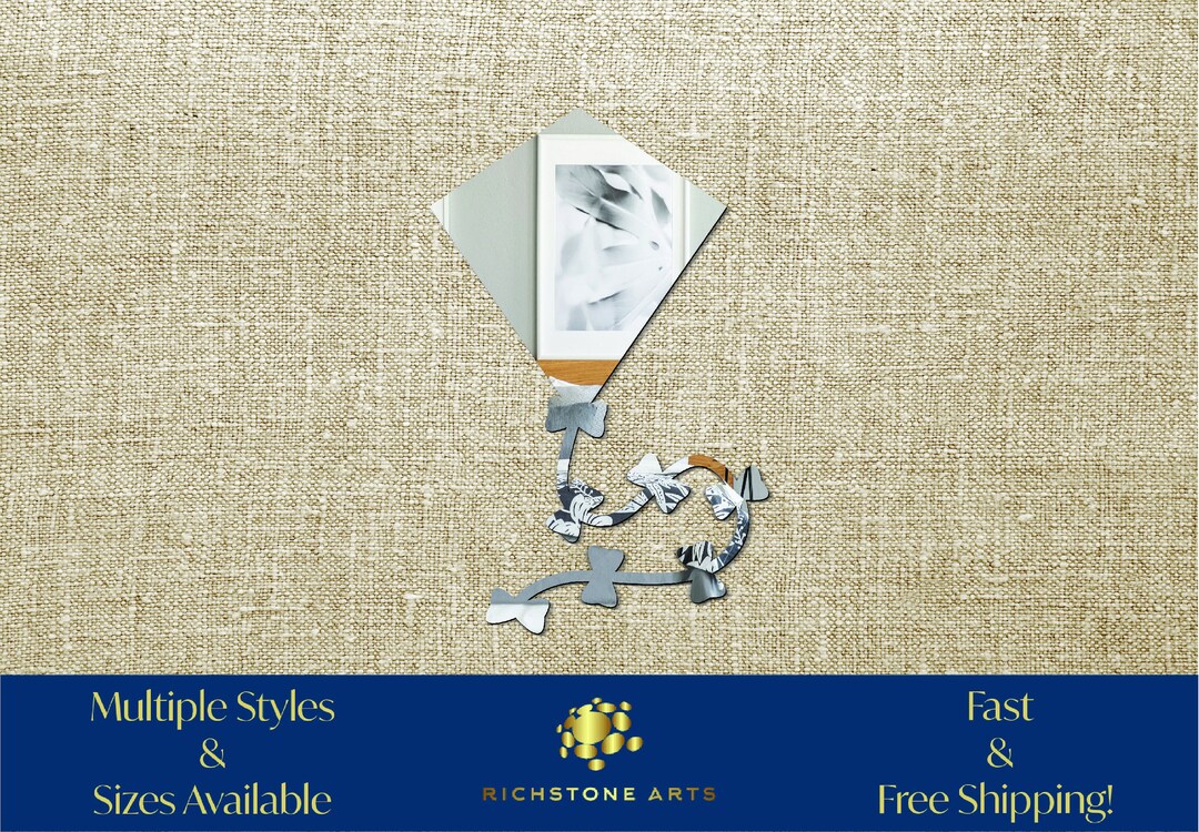 Decorative Kite Shaped Acrylic Mirror | Many Shapes Available - Etsy