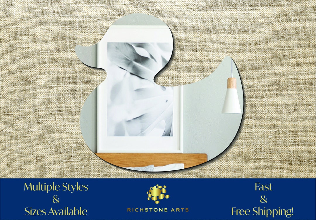 Decoration Rubber Duck Shaped Acrylic Mirror | Many Shapes Available - Etsy
