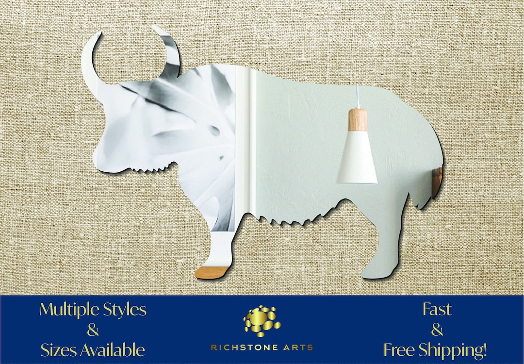 Decorative Yak Shaped Acrylic Mirror | Many Shapes Available - Etsy