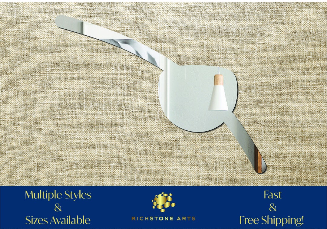 Decorative Eye Patch Shaped Acrylic Mirror | Many Shapes Available - Etsy