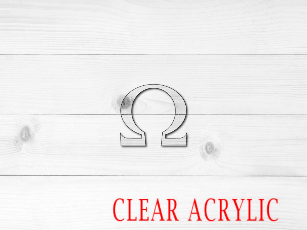 Omega Shape, Clear Acrylic Craft Blank, Colored Acrylic Blank - Etsy
