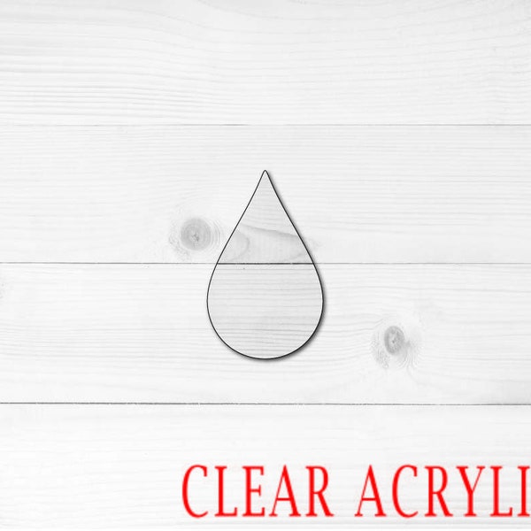 Acrylic Raindrop - Etsy