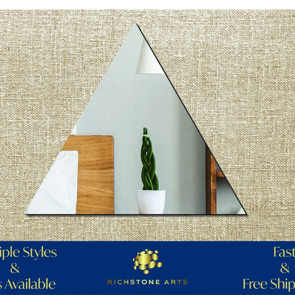 Triangle Mirror - Etsy