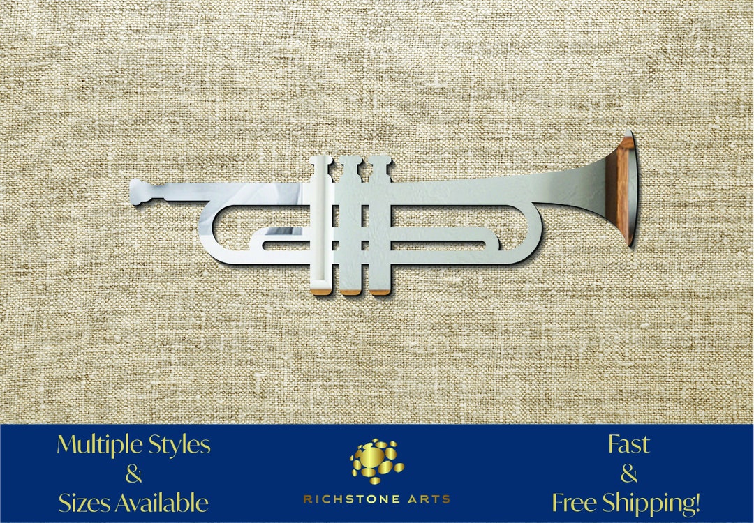 Decorative Trumpet Shaped Acrylic Mirror | Many Shapes Available - Etsy