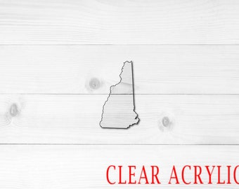 Rectangle Shape, Clear Acrylic Craft Blank, Colored Acrylic Blank - Etsy