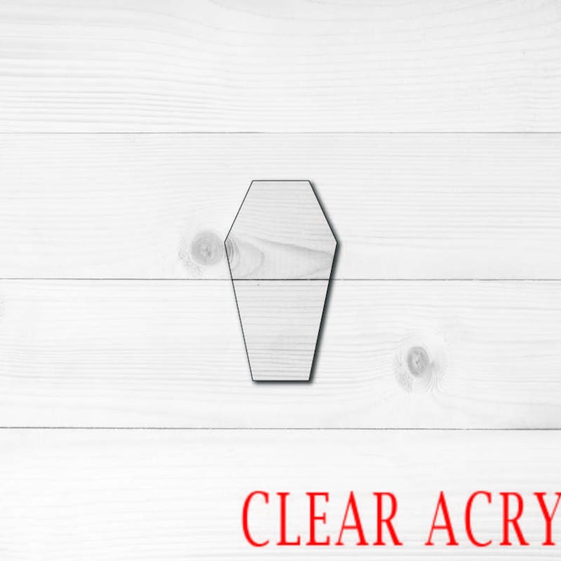 Coffin Acrylic Keychain - Etsy