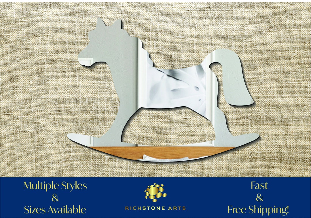 Decoration Rocking Horse Shaped Acrylic Mirror | Many Shapes Available ...