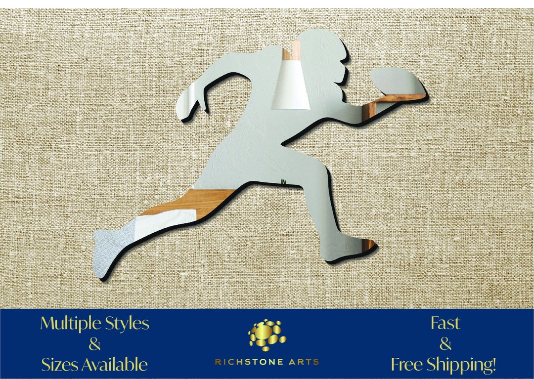 Decorative Football Player Shaped Acrylic Mirror | Many Shapes ...