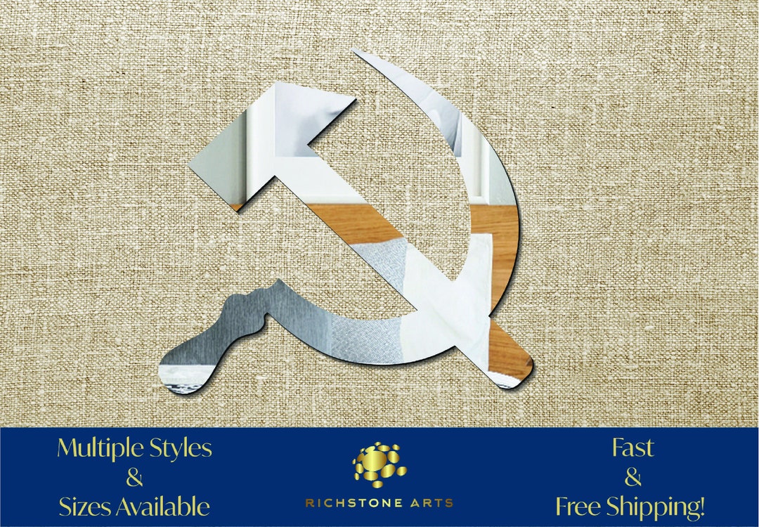 Decorative Hammer & Sickle Shaped Acrylic Mirror | Many Shapes ...