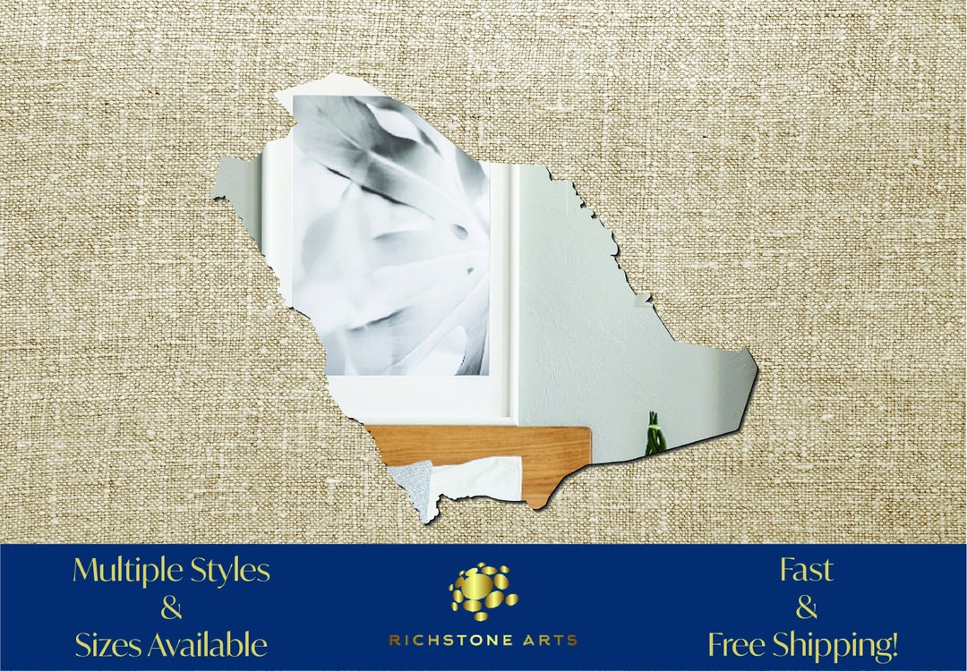 Decoration Saudi Arabia Shaped Acrylic Mirror | Many Shapes Available ...