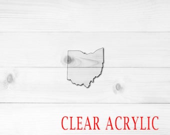 Maple Leaf Shape, Clear Acrylic Craft Blank, Colored Acrylic Blank - Etsy