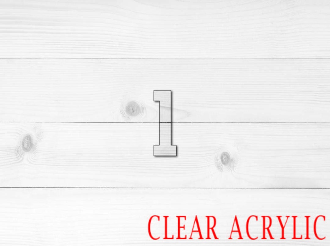 Lower Letter L Shape, Clear Acrylic Craft Blank, Colored Acrylic Blank ...