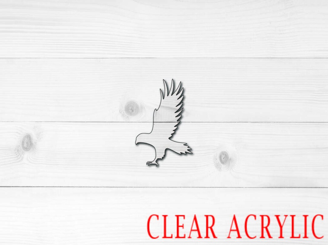 Hawk Shape, Clear Acrylic Craft Blank, Colored Acrylic Blank - Etsy