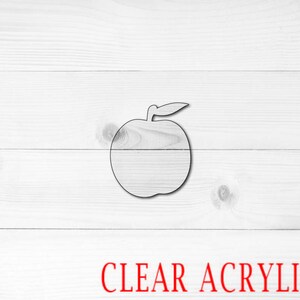 Peach Shape, Clear Acrylic Craft Blank, Colored Acrylic Blank - Etsy