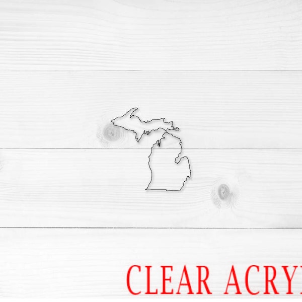 Michigan Shape - Etsy