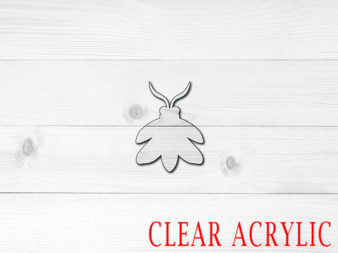 Firefly Acrylic Shape, Clear Acrylic Craft Blank, Colored Acrylic Blank ...
