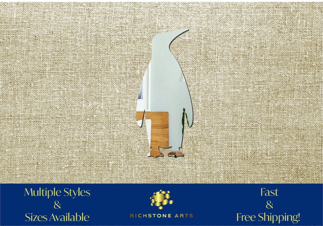Decorative Emperor Penguin Shaped Acrylic Mirror Many Shapes Available ...