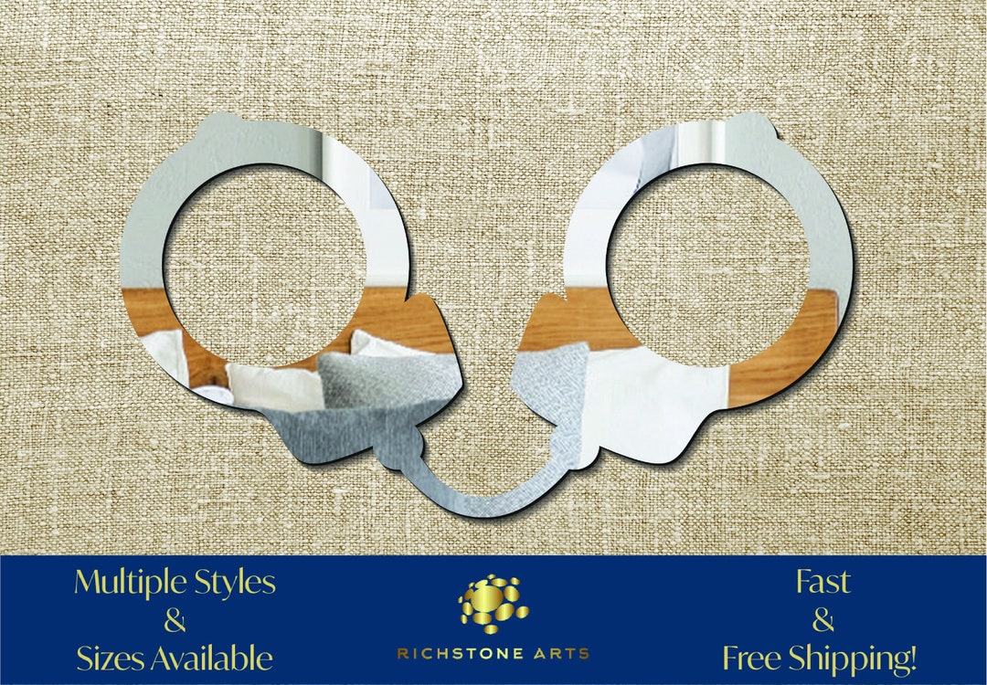 Decorative Handcuffs Shaped Acrylic Mirror Many Shapes Available - Etsy