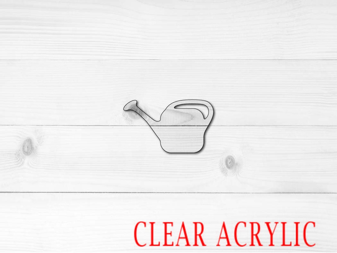 Watering Can Shape, Clear Acrylic Craft Blank, Colored Acrylic Blank - Etsy
