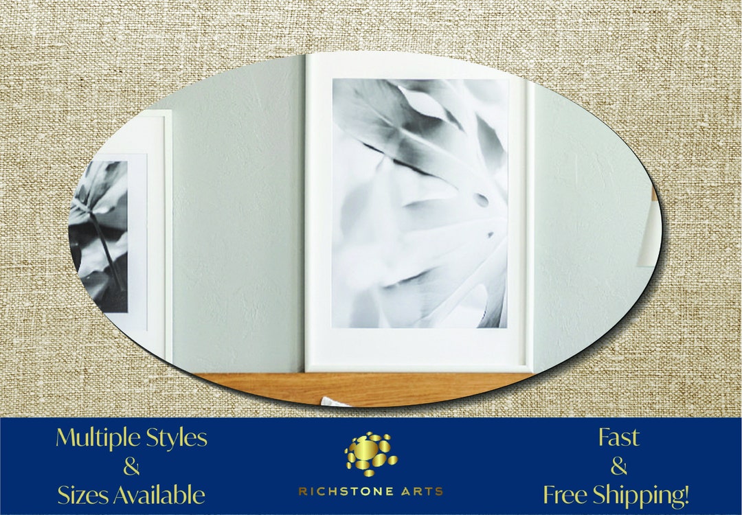 Decorative Oval Shaped Acrylic Mirror | Many Shapes Available - Etsy