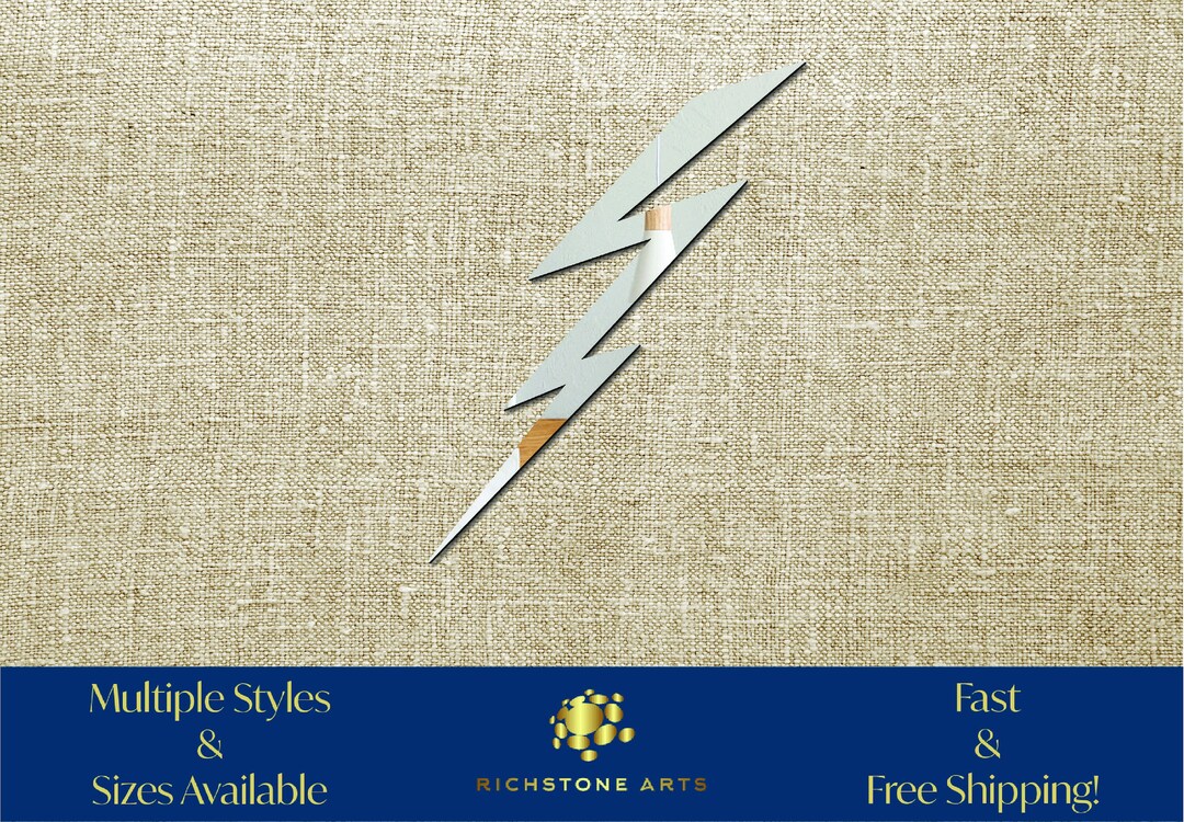 Decorative Lightning Bolt Shaped Acrylic Mirror | Many Shapes Available ...
