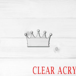 Crown Acrylic Shape, Clear Acrylic Craft Blank, Colored Acrylic Blank ...