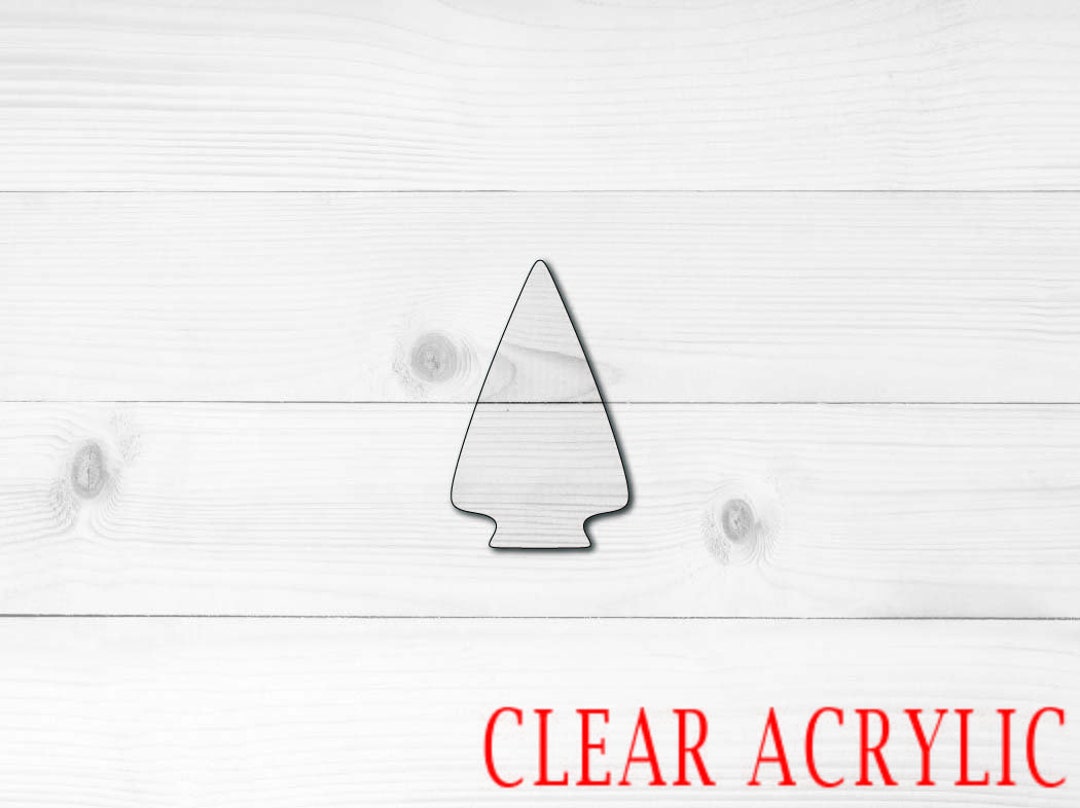 Arrowhead Acrylic Shape, Clear Acrylic Craft Blank, Colored Acrylic ...
