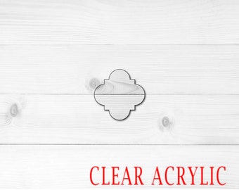 Oval Shape, Clear Acrylic Craft Blank, Colored Acrylic Blank - Etsy