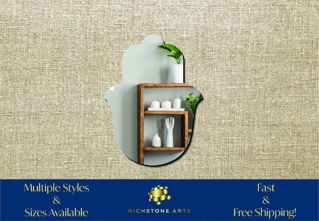 Decorative Hamsa Shaped Acrylic Mirror | Many Shapes Available - Etsy