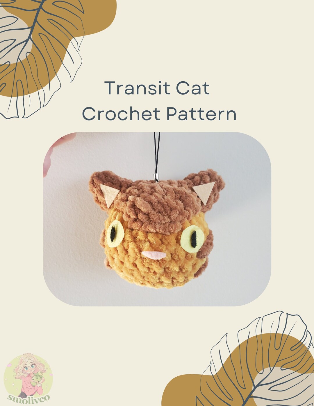 Transit Cat Anime PDF Crochet Pattern - Etsy
