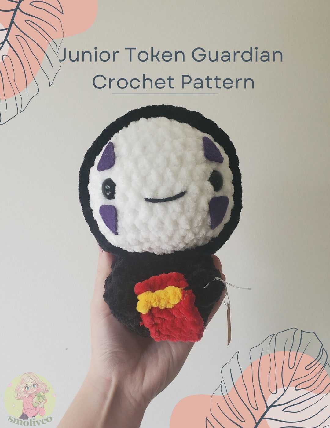 Junior Token Guardian Crochet Pattern: Anime Amigurumi (PDF Pattern) - Etsy