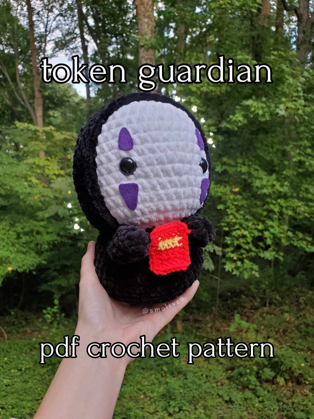 Token Guardian PDF Crochet Pattern // Cute Advanced Beginner Anime ...