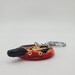 Fire Demon in a Pan / Handmade Artisan Clay Polymer Clay Keychain Anime ...