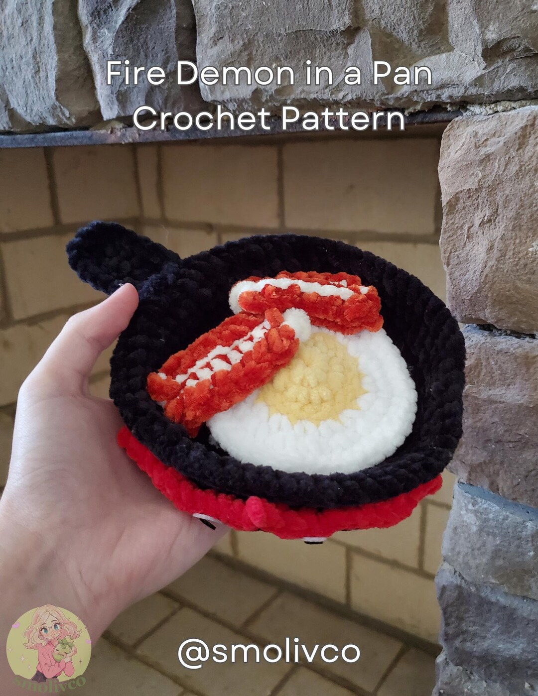 Fire Demon in a Pan PDF Crochet Pattern (in Depth 12 Page Guide W ...