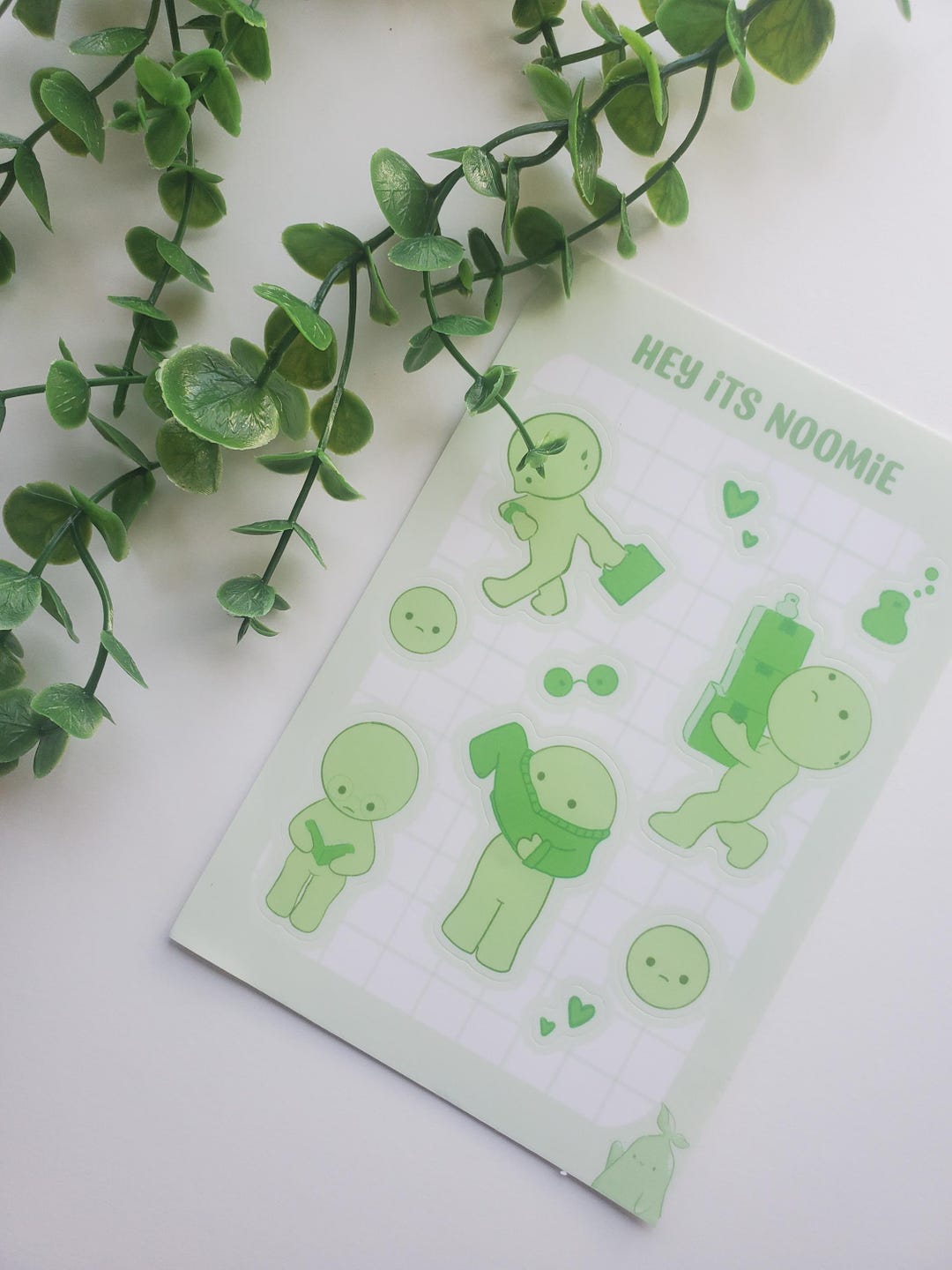 Green Guys Sticker Sheet / 4 X 6 Inch Premium Vinyl Waterproof ...