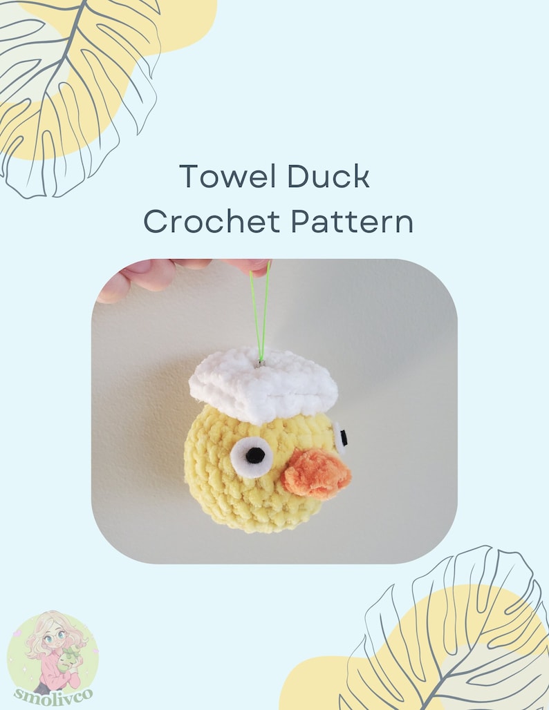 Towel Duck Anime PDF Crochet Pattern - Etsy
