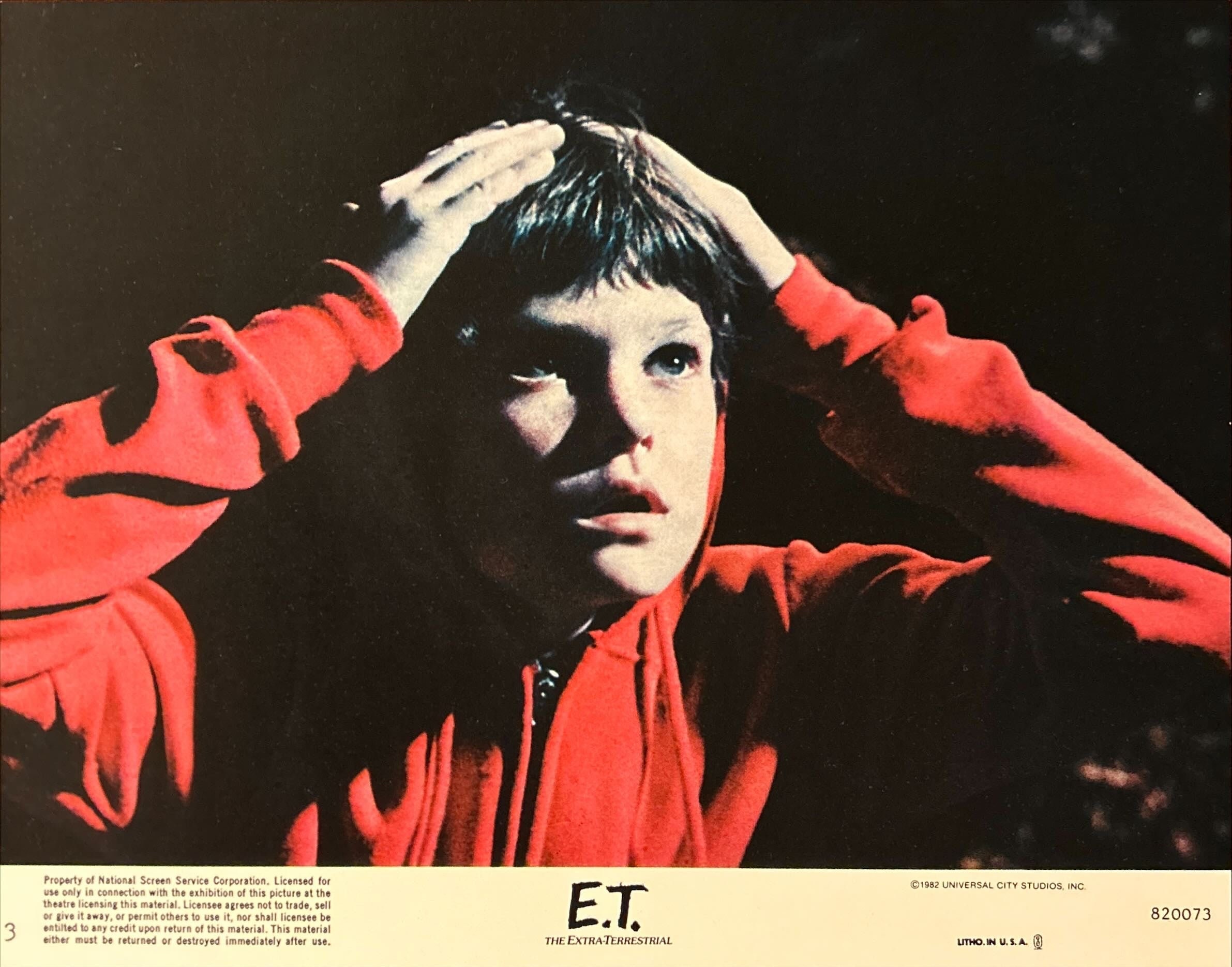E.T. the Extraterrestrial Lobby Card - Etsy