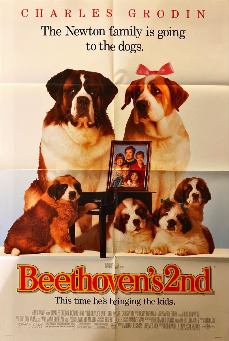 Beethoven's 2nd (1993) One Sheet Movie Poster - Etsy
