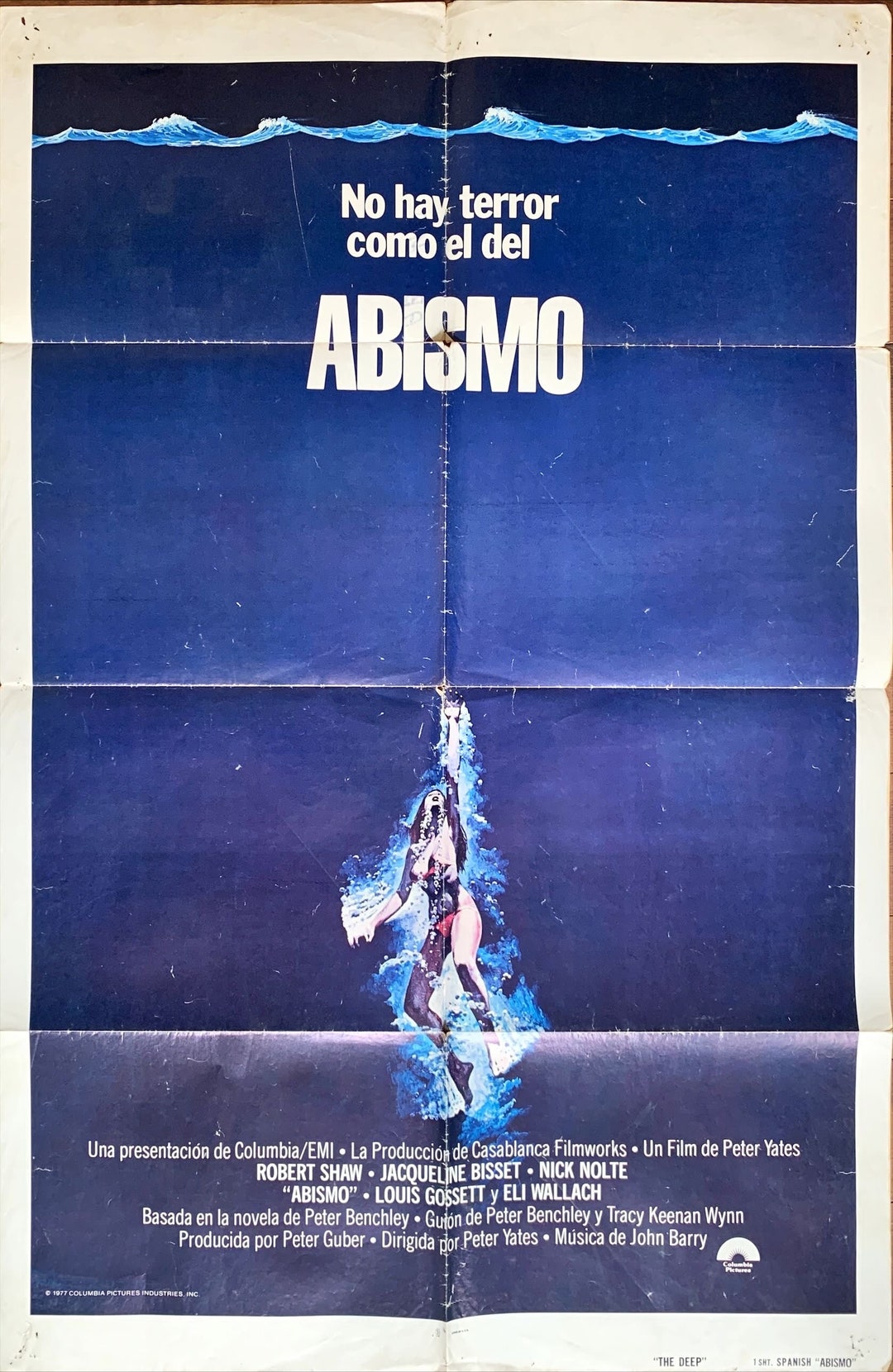 The Deep (1977) Original Spanish Theatrical One-sheet Movie Poster ...