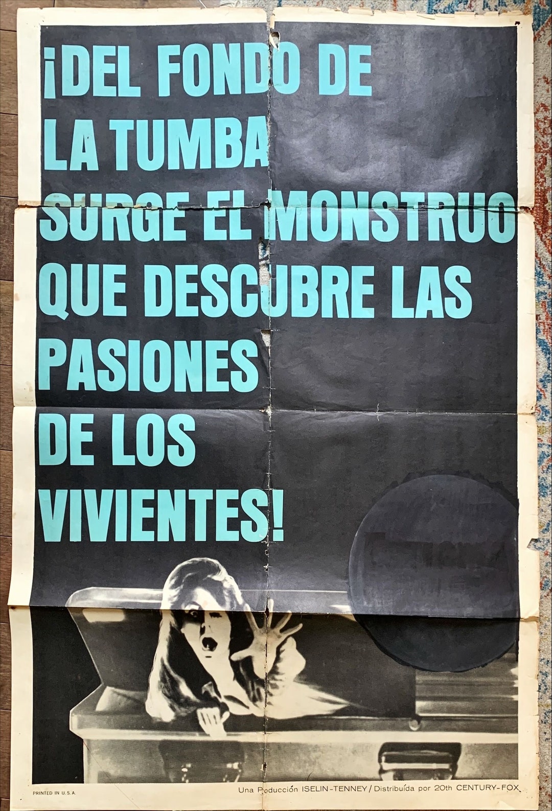 Curse of the Living Corpse,original Poster,argentinean '64 From Grave ...
