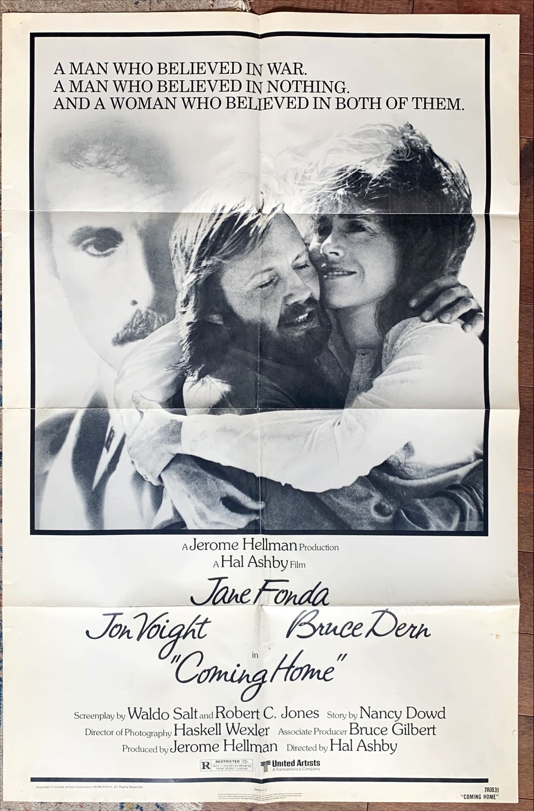 Coming Home, 1978, Jane Fonda, Jon Voight Original Movie Poster - Etsy