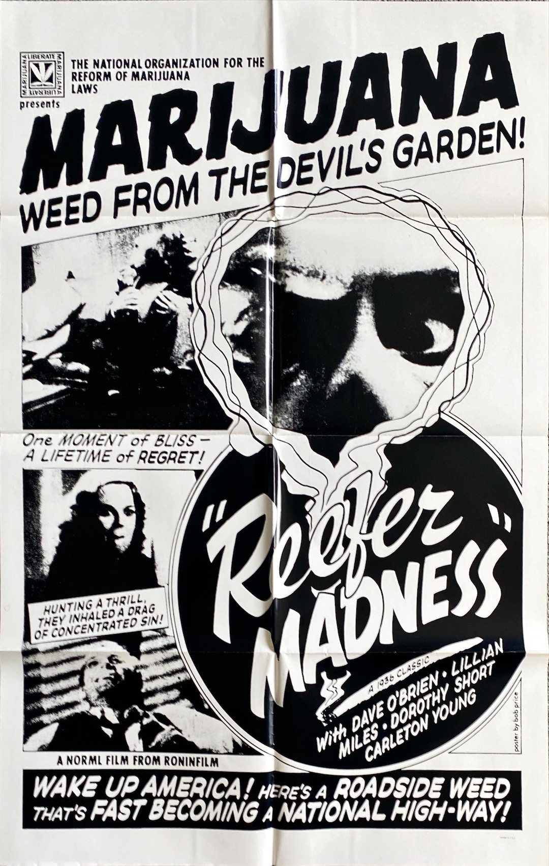 Reefer Madness 1970s Re-release Movie Poster – Cult Propaganda Art - Etsy